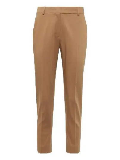 Max Mara Pleated Tailored Trousers - Brown