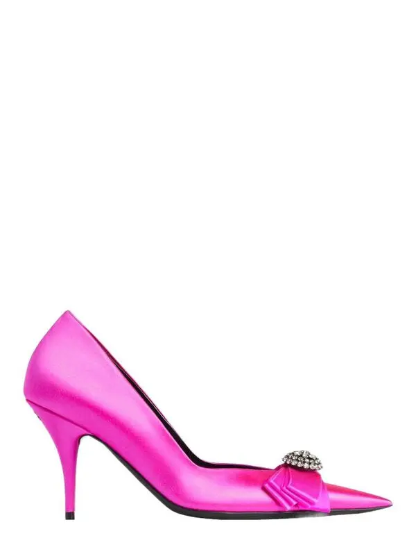Balenciaga Avenue Palazzo Pointed-toe Pumps - Fuchsia