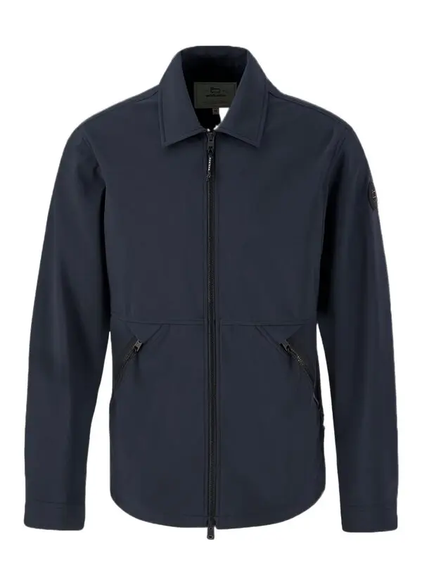 Woolrich Zip-up Lapel Jacket - Black