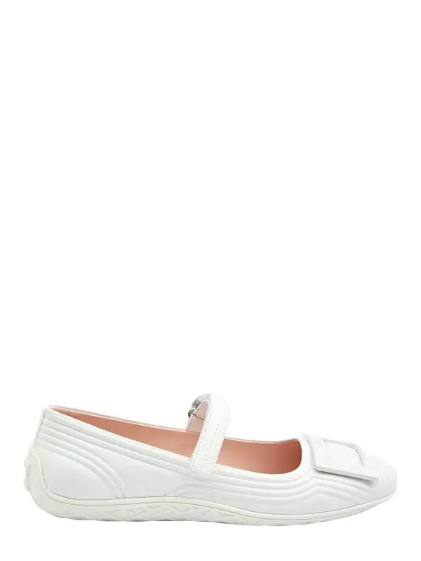 ROGER VIVIER Viv Ballerinas - White