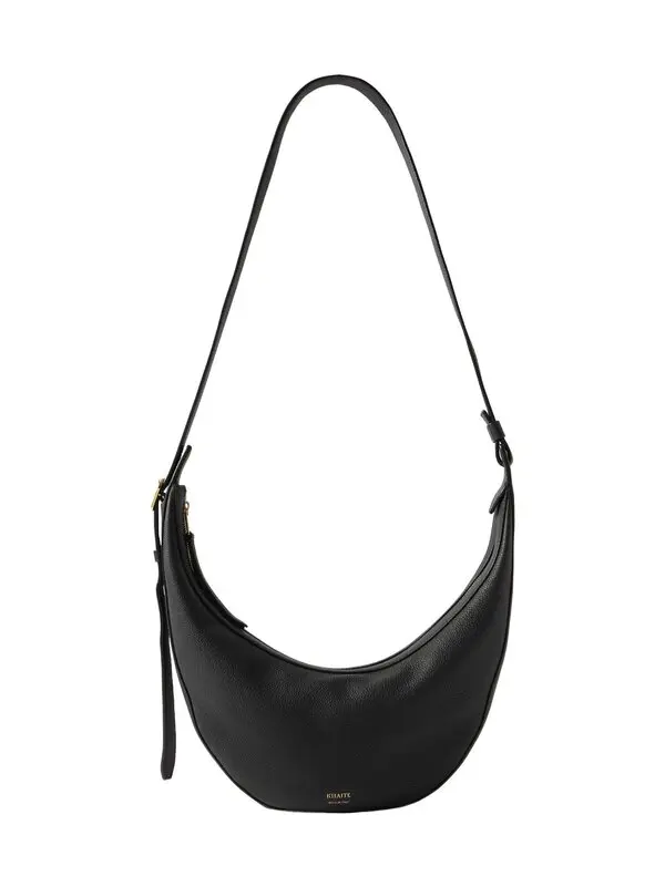 Khaite Augustina Small Zipped Shoulder Bag - Black