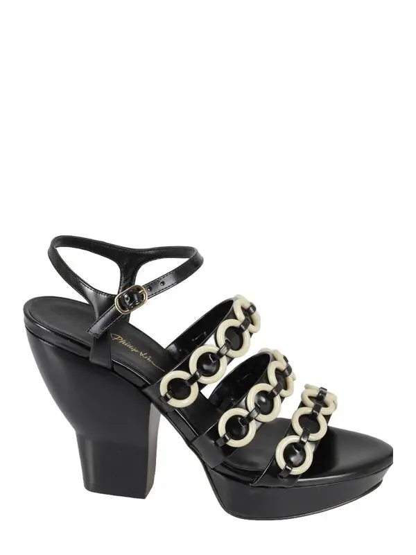 3.1 Phillip Lim Salma Open Toe Platform Sandals - Black