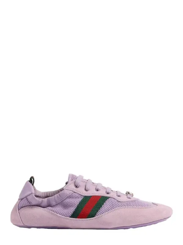 Gucci Shift Lace-up Sneakers - Lavender