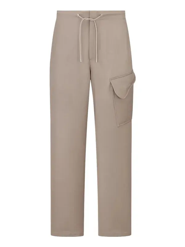 Dior Cargo Pants With Saddle Pocket - Brown
