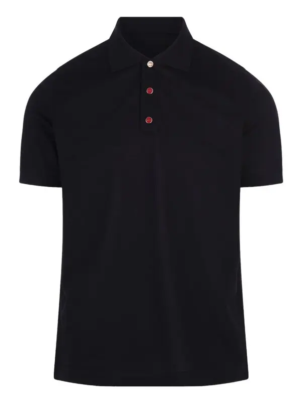 Kiton Short-sleeved Polo Shirt - Black
