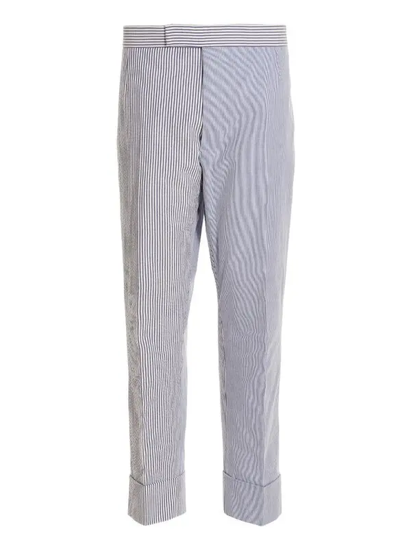 Thom Browne Striped Maxi Pants - Navy Blue