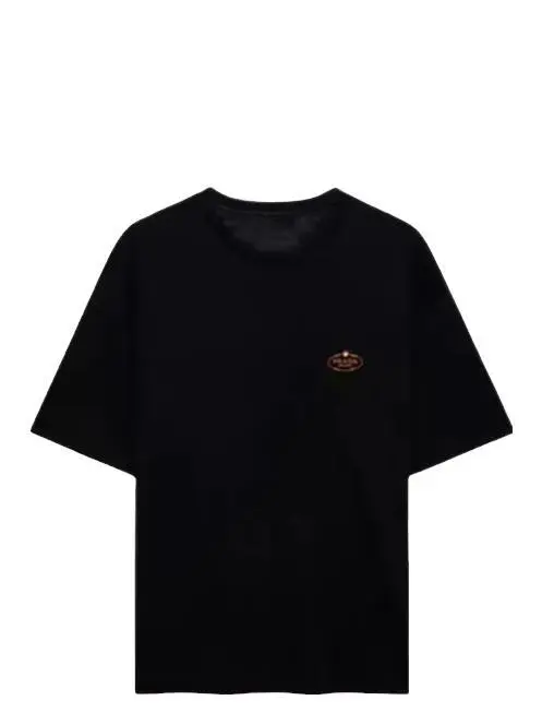 Prada Logo-patch T-shirt - Black
