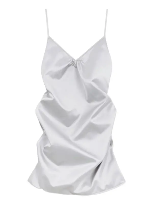 We11Done Logo Halter Skirt - White
