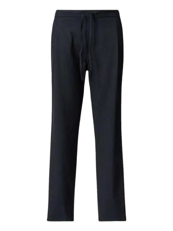 Fabiana Filippi Pleated Tapered Drawstring Trousers - Black