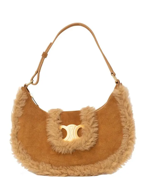 Celine Flip Shoulder Bag - Brown