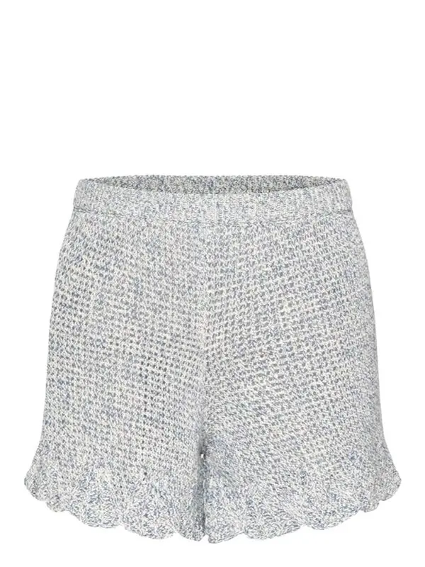 Red Valentino Knitted Shorts - White