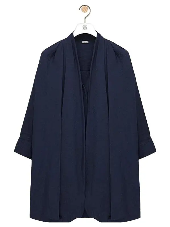 Loewe Draped Dress - Navy Blue