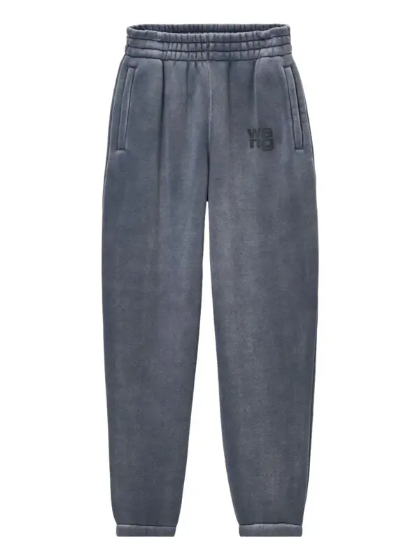 Alexander Wang Essential Terry Ribbed Hem Joggers - Asphalt