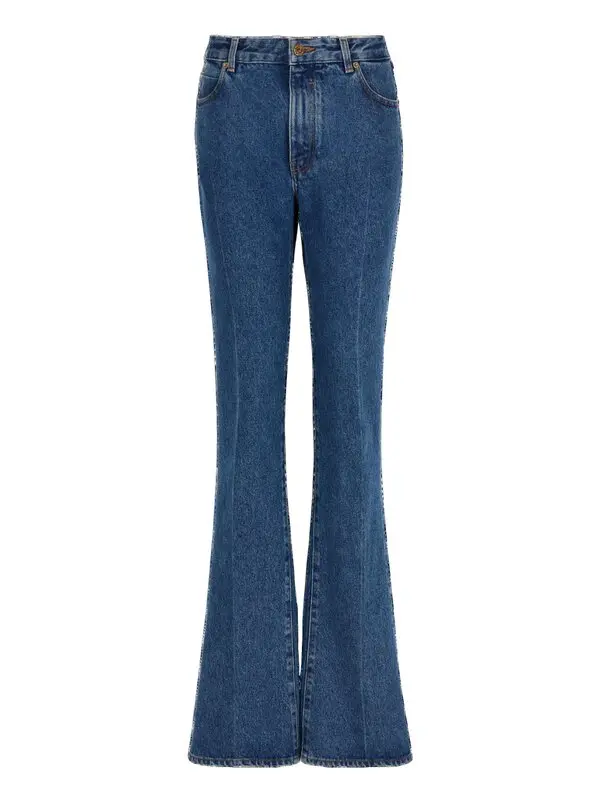 Balmain Straight-leg Denim Jeans - Blue