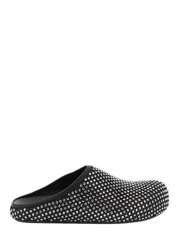 Marni Embellished Mules - Black