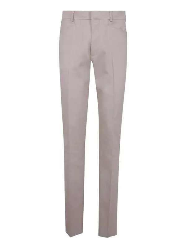 TOM FORD Tailored Striped Trousers - Gray