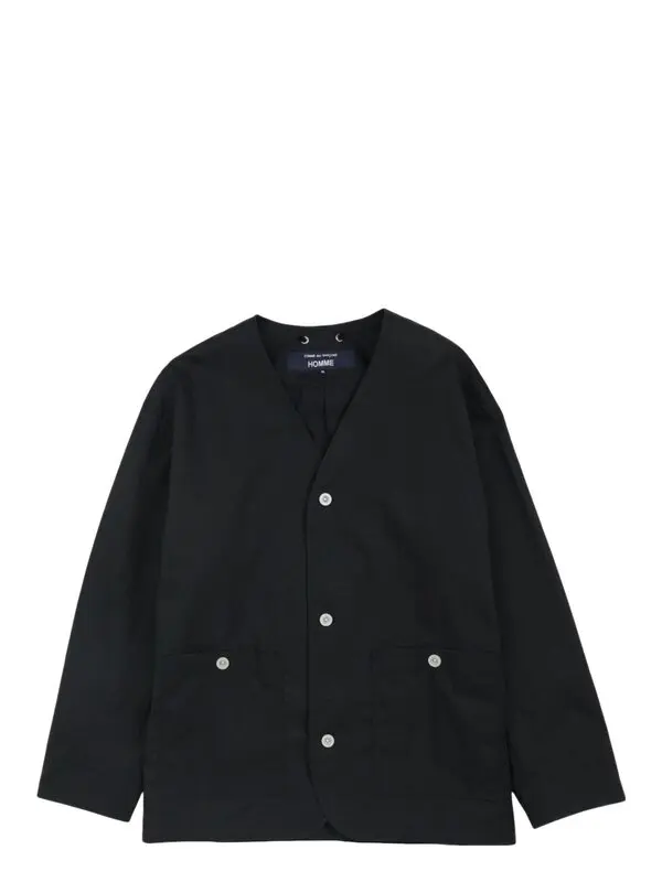Comme Des Garçons Long-sleeved Casual Jacket - Black
