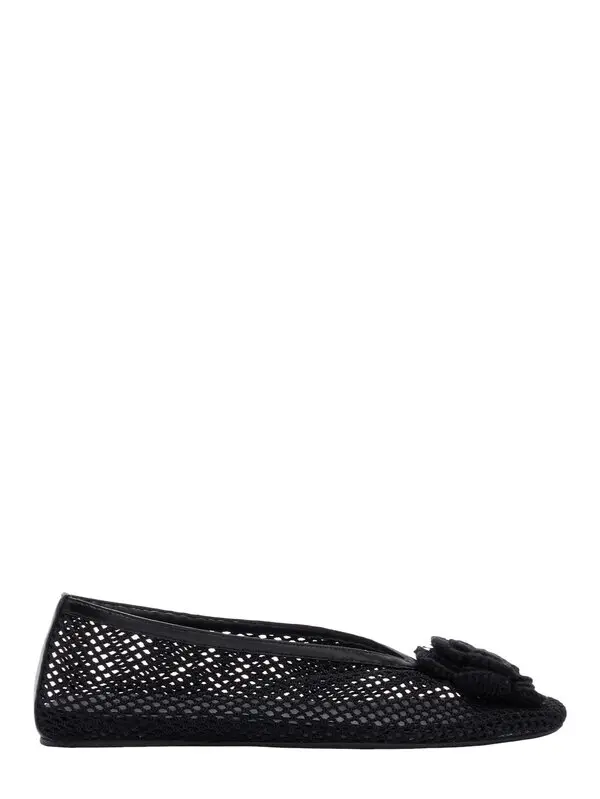 GANNI Jenny Ballet Flats - Black