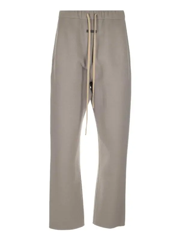 Fear Of God Logo Casual Pants - Gray