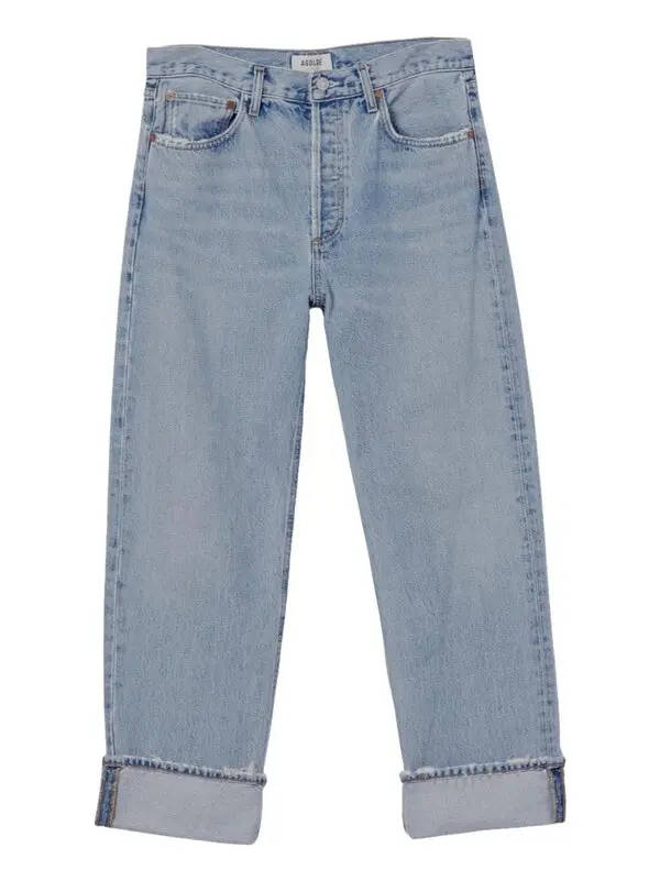 AGOLDE Fran Straight-leg Jeans - Gray