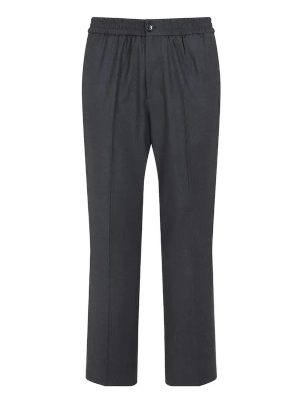 Ami Elasticated Waist Trousers - Black