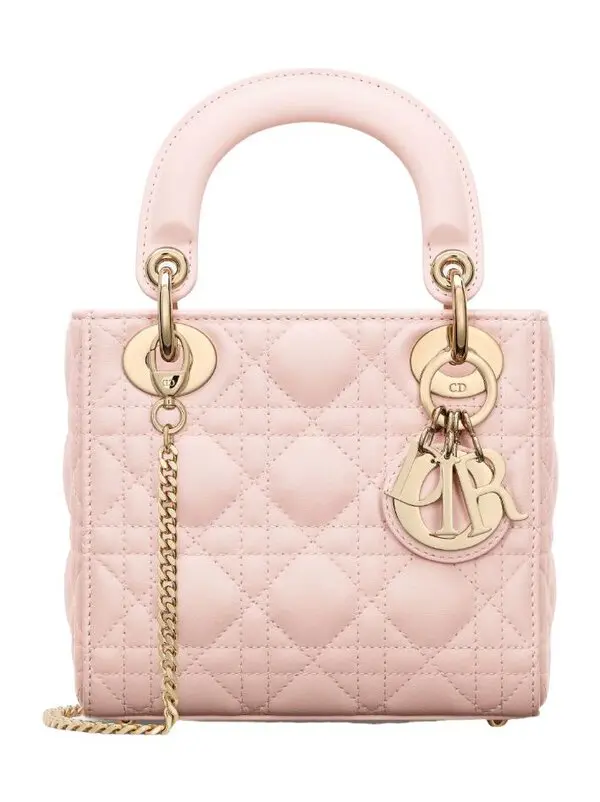 Dior Mini Lady Bag - Rouge Pink