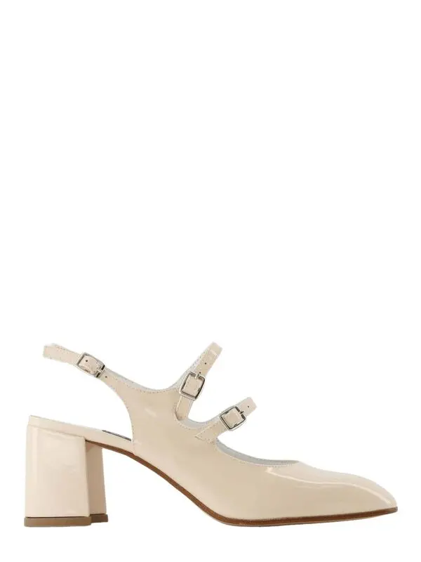 CAREL Buckle Slingback High Heels - Nude