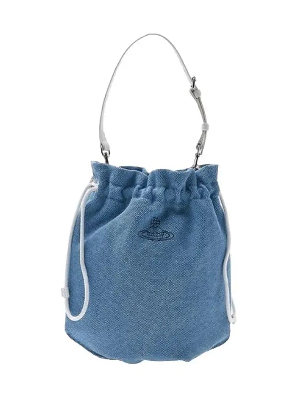 VIVIENNE WESTWOOD Drawstring Handbag - Blue