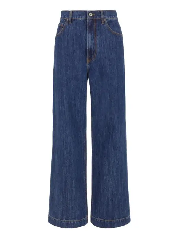 P.a.r.o.s.h Five-pocket Denim Jeans - Blue
