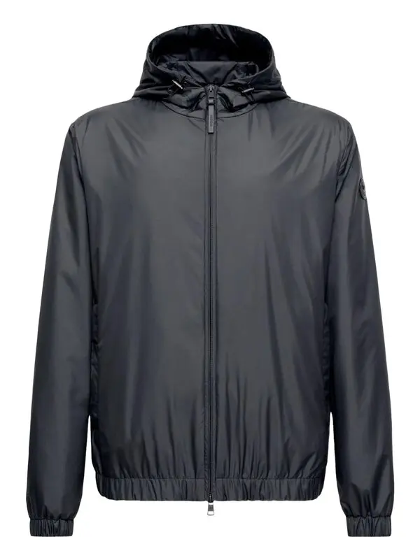 Moncler Domene Hooded Zip-up Windbreaker - Black