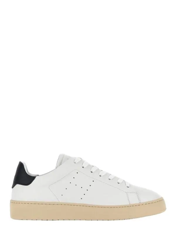 Hogan H 672 Perforated Low-top Sneakers - White