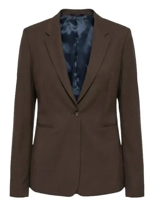 Paul Smith Single-breasted Blazer With Notch Lapels - Black
