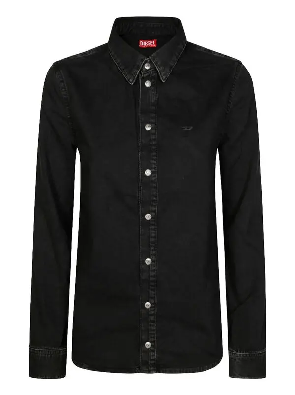 DIESEL® De-eazy Buttoned Denim Shirt - Black