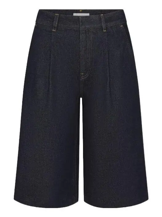 FRAME Pleated Detailed Tailored Shorts - Rinse