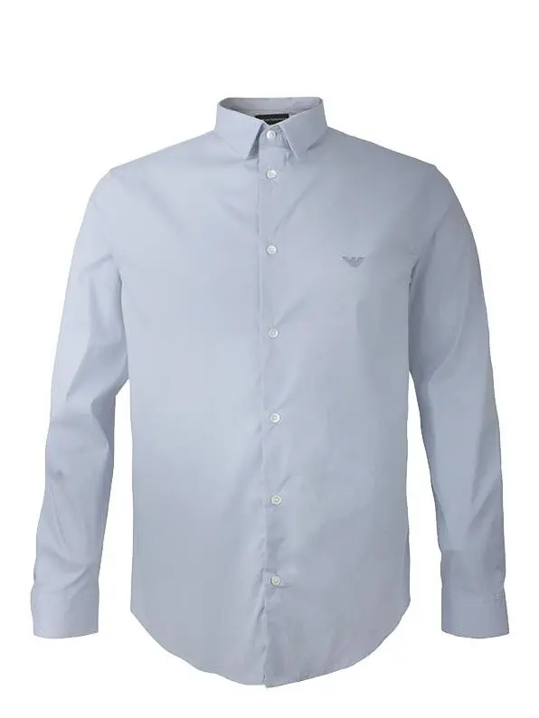 Emporio Armani Long-sleeved Shirt - Gray