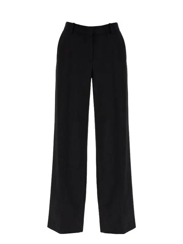 THE ROW Wide-leg Trousers - Black