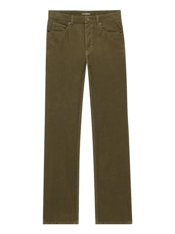 Saint Laurent Corduroy Trousers - Hunting Kaki