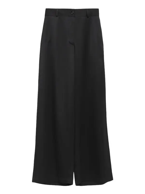 JIL SANDER Wide Leg Pants - Black