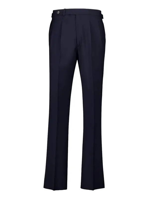 Boglioli Belt Loop Trousers - Navy Blue