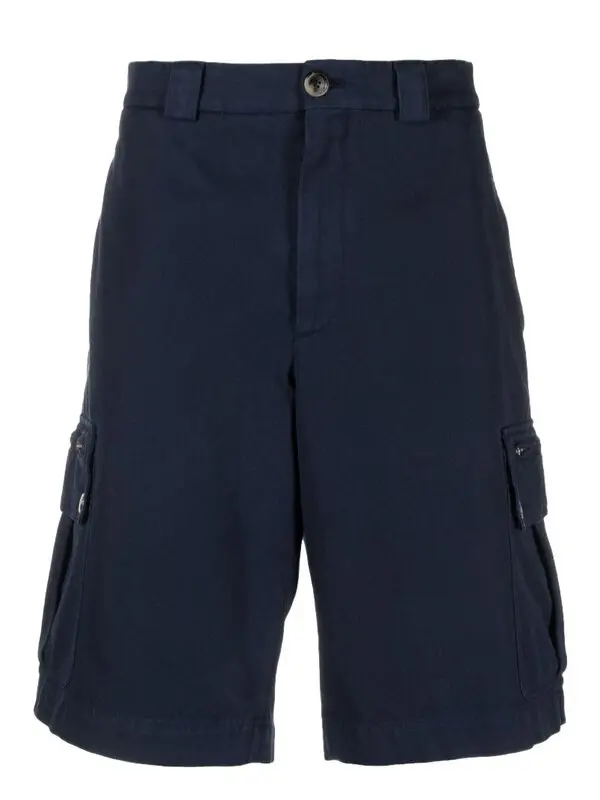 Brunello Cucinelli Cargo Pockets Knee-length Shorts - Black