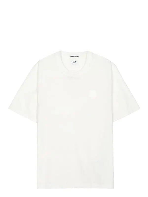C.P. COMPANY Rubberised Logo-print T-shirt - White