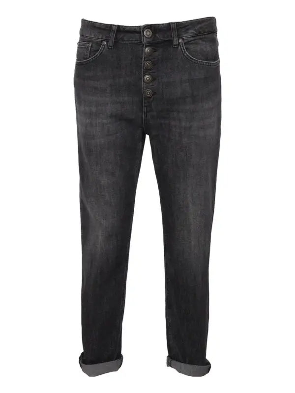 DONDUP Koons Button Detailed Jeans - Black