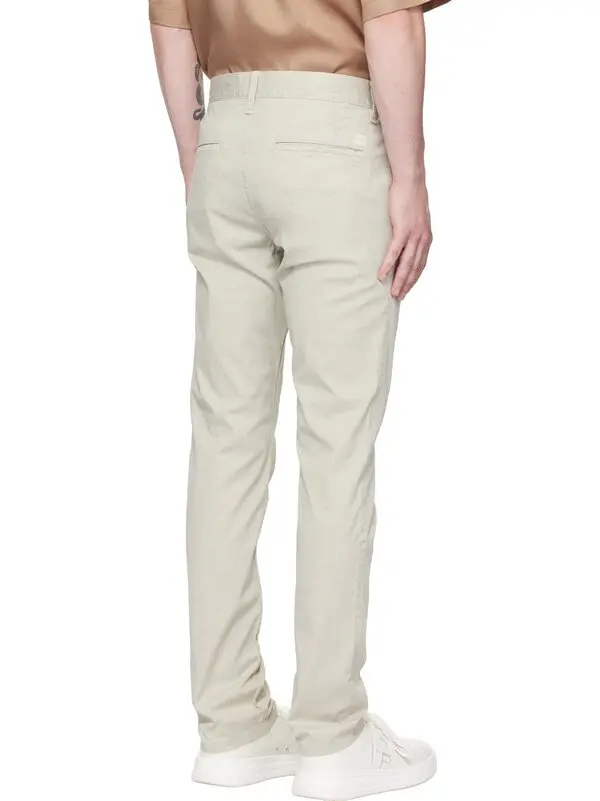 Hugo Boss Logo Casual Pants - White