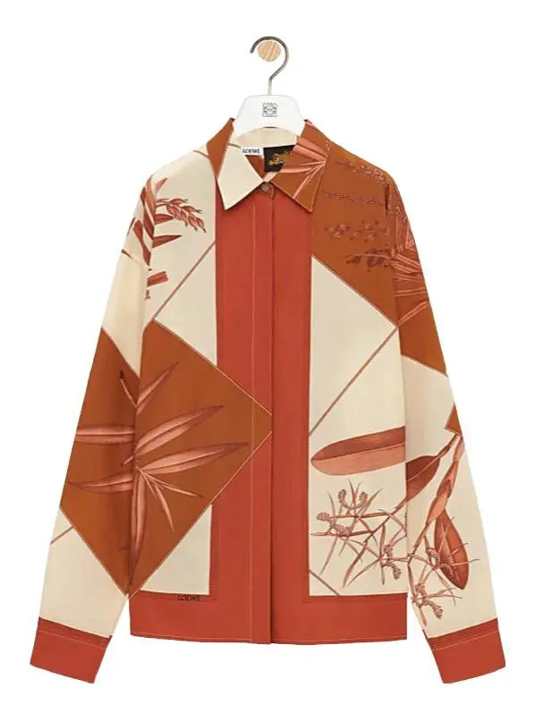 Loewe X Paula's Ibiza Long Sleeve Printed Shirt - Brown