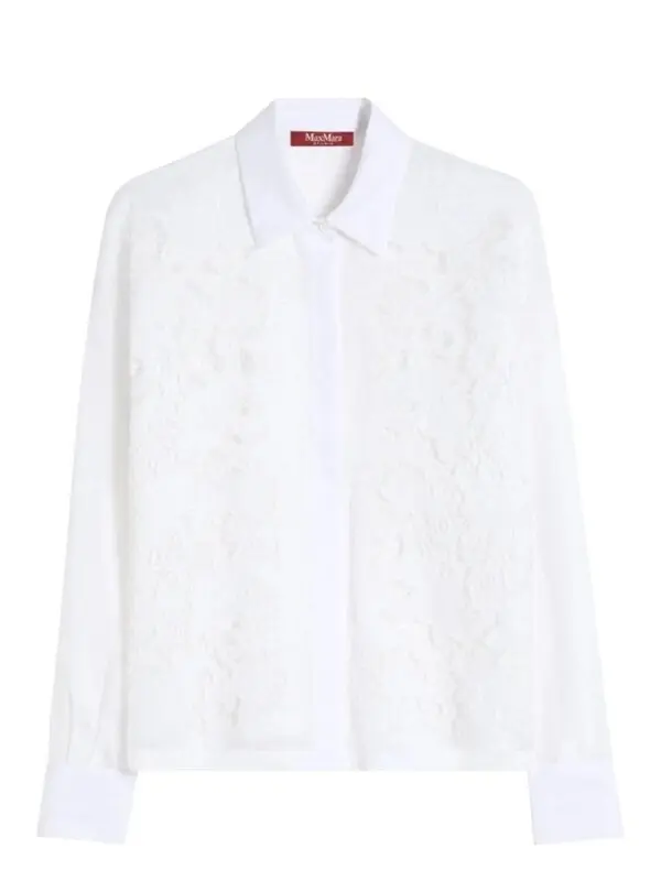 Max Mara Cali Lace Shirt - White