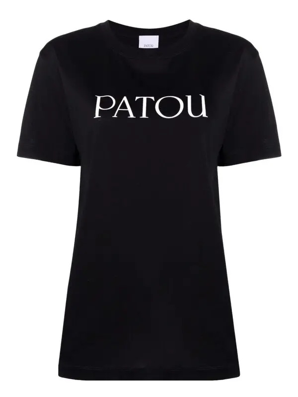 PATOU Logo Print T-shirt - Black