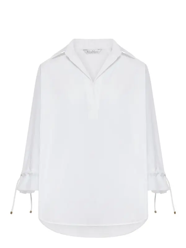 Max Mara Long-sleeved Drawstring Top - No