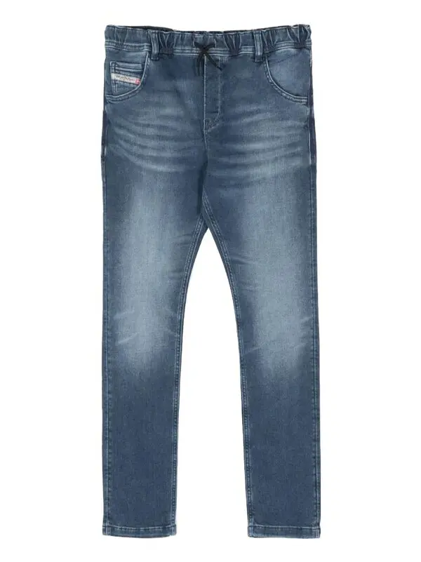 DIESEL® Drawstring Waist Skinny-cut Jeans - Blue