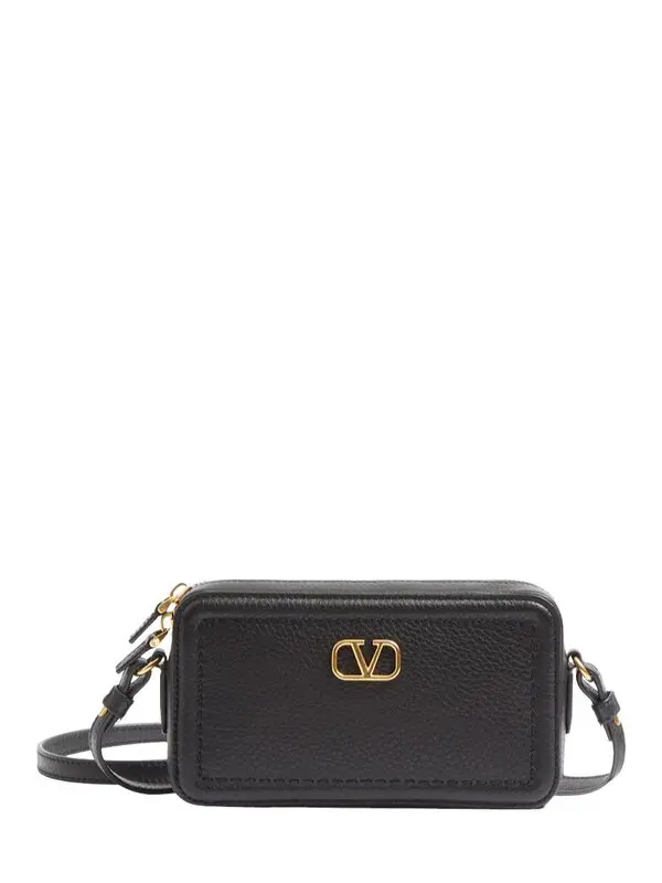 Valentino Garavani Vlogo Signature Mini Shoulder Bag - Black