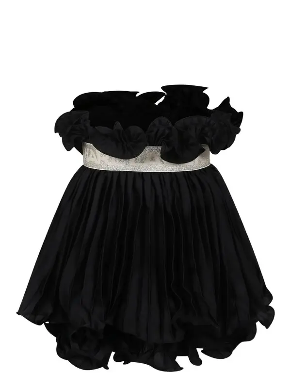 Karl Lagerfeld Ceremonie Skirt With Ruffle Details - Black